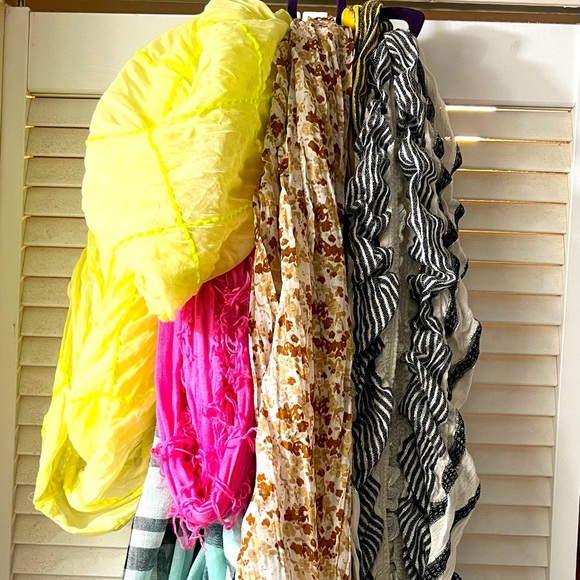 Accessories | 7 Scarves Multiple Brands And Styles | Poshmark
